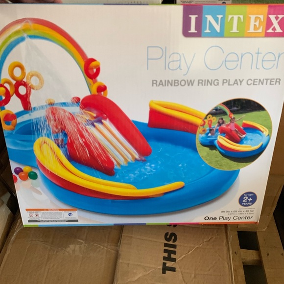 Toys | Intex 12v Quick Fill Ac Electric Air Pump Intex Rainbow Ring ...